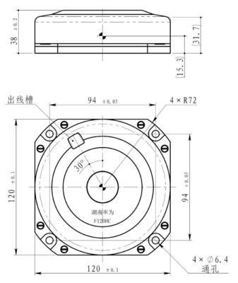 High Precision Gyroscope / Angular Velocity Sensor Used In Aerospace ...