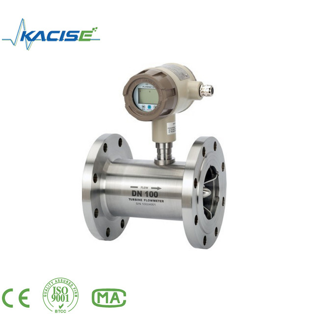Explosion Proof Diesel Fuel Turbine Flow Meter 24V DC Flange Installation