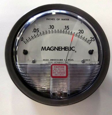 Dwyer Magnehelic 2000-00 Differential Pressure Gauge