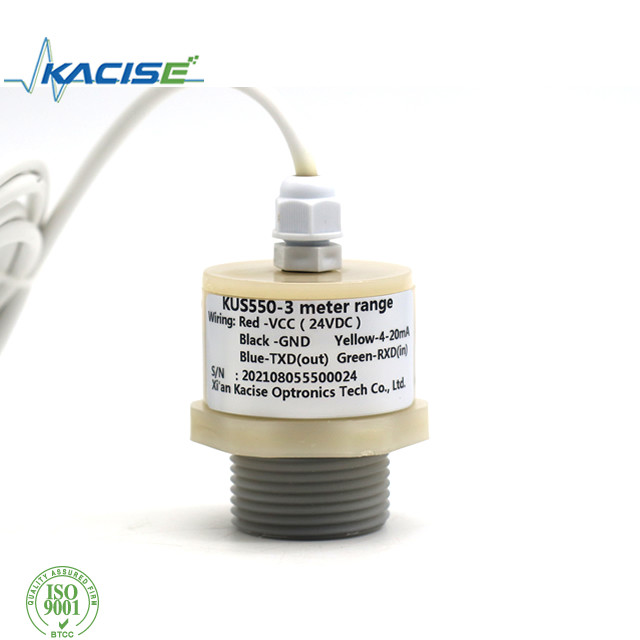 Robust PVC Housing Smart Ultrasonic Distance Sensor For Industrial ...